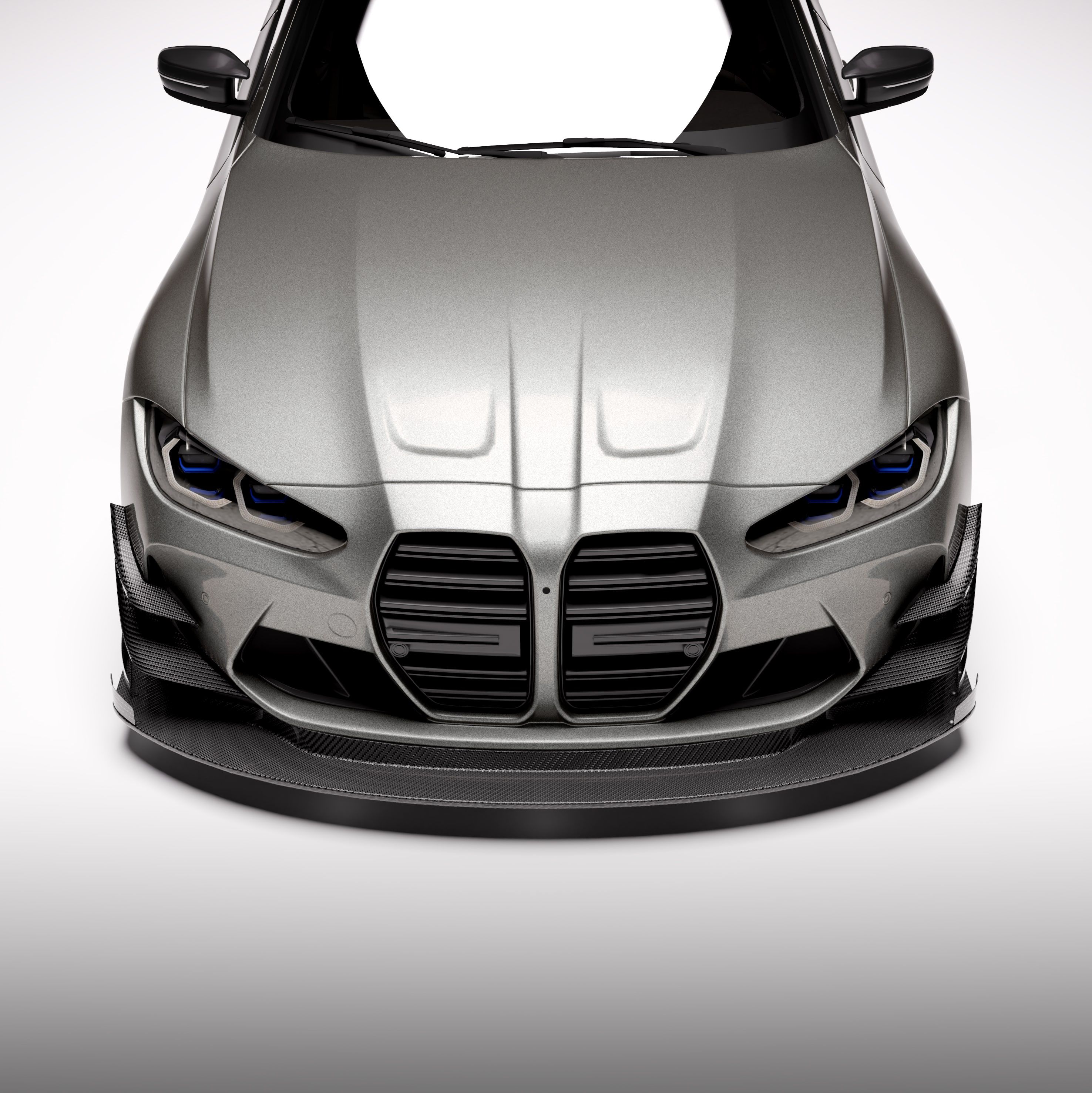 Vulcan Alpha Carbon Fiber Front Splitter - BMW G80 M3 / G82 M4 ...