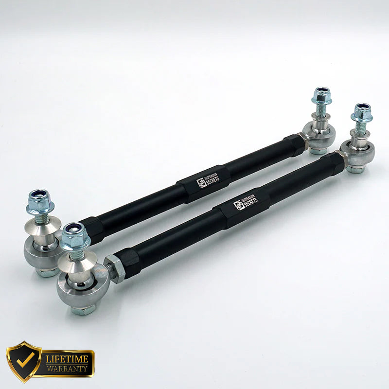 Suspension Secrets Adjustable Front Drop Links / End Links - BMW E46 M